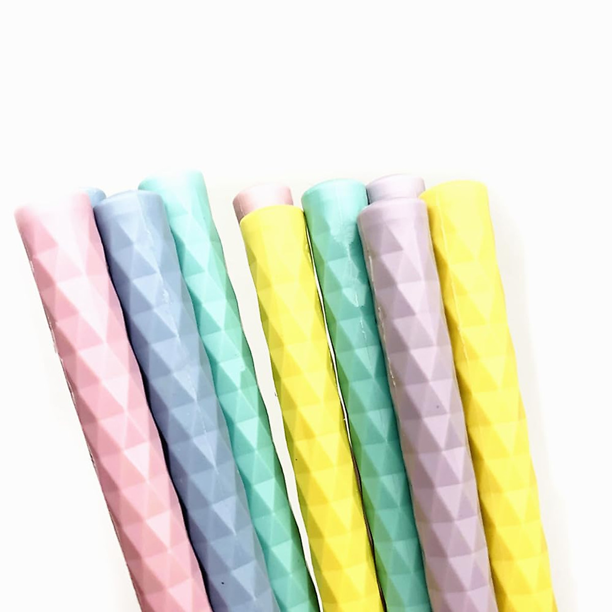 Koolemon Fiberglass Reusable Chopsticks, Non-Slip,Diamond Design (5)