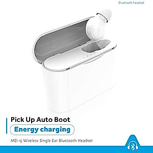 TBIIEXFL Headset Touch Function with Charging Box Stereo Headphones in-Ear Built-in Microphone Headphones Sports Subwoofer