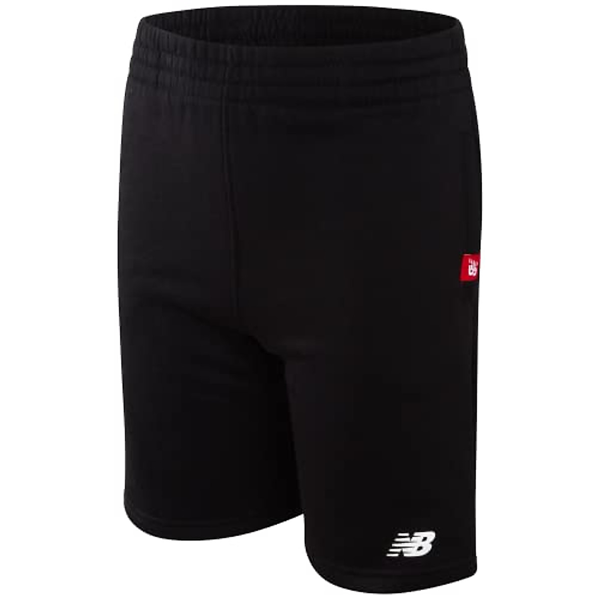 New Balance Boys' Active Shorts Set - 2 Piece Performance Short Sleeve T-Shirt and Fleece Sweat Shorts (Size: 8-12), Size 10, Grey