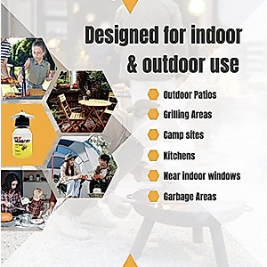 Victor M380 [Set of 2] Reusable Outdoor Fly Traps - Our Fly Trap Combination Pack is Bundled with a Home and Country USA Fly Swatter and an Extra Refill Bait Pack of Three