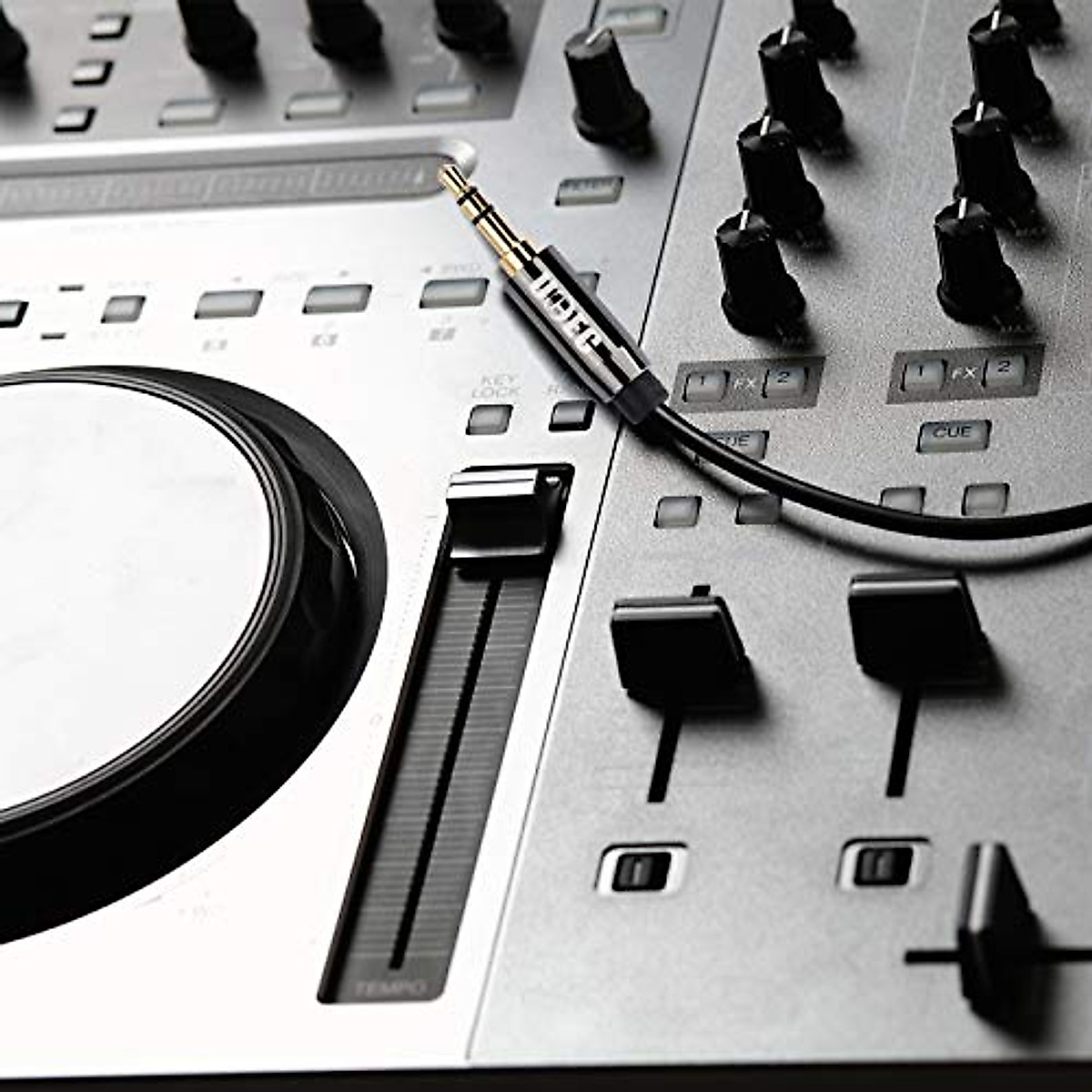 UCEC 10FT/3M 3.5mm 1/8" TRS to Dual 6.35mm 1/4" TS Mono Y-Cable Splitter Cord with Zinc Alloy Housing for iPhone, iPod, Laptop, CD Players, Power Amplifier, Multimedia Speakers, Home Stereo Systems