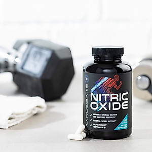 Extra Strength Nitric Oxide Supplement L Arginine 3X Strength - Citrulline Malate, AAKG, Beta Alanine - Premium Muscle Supporting Nitric Booster for Strength & Energy to Train Harder - 180 Capsules