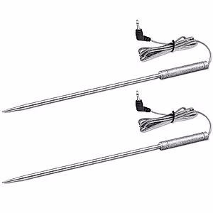eBasics Meat Thermometer Probe Replacement Temperature Probe Compatible with Thermopro TP20, TP17, TP16, TP10,TP09, TP08, TP-08S, TP-07, TP06S, TP04, TP25, TP27, TP28, TP829, TP930
