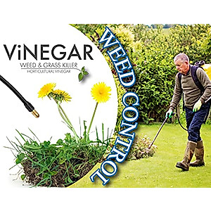 Energen Carolina LLC 578 Vinegar Weed & Grass Killer Approved for Organic Production Pet Safe Glyphosate Free Herbicide, Gallon 1, Yellow