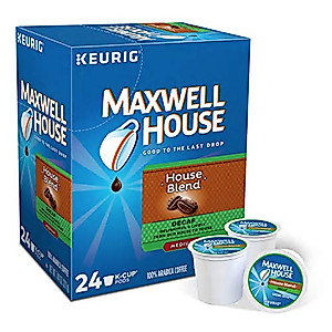 Maxwell House, Decaf House Blend Coffee Keurig K-Cups, 96 Count