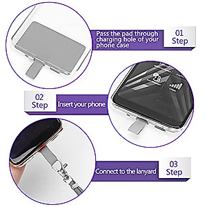 FYY Cell Phone Lanyard,[2 Pack] Cell Phone Lanyards for Women/Men,Universal Crossbody Lanyard for Cell Phone Around the Neck Compatible with iPhone,Samsung Galaxy and All Smartphones-Grey