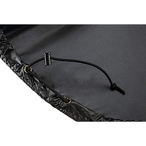 Attwood 11776-5 Kayak Nylon Spray Skirt with Mesh Storage Bag, Black