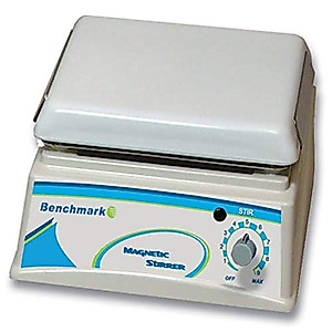 Benchmark Scientific H4000-S Magnetic Stirrer with Chemical Resistant Surface, 7.5" x 7.5" Size, 115V