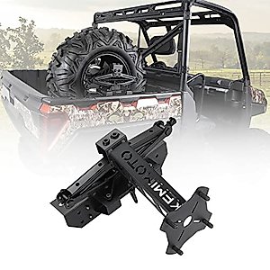 KEMIMOTO Spare Tire Mount UTV Spare Tire Carrier Compatible with Polaris Ranger 500 1000 XP General 1000 26-33 Inch Spare Tire Carrier Rack
