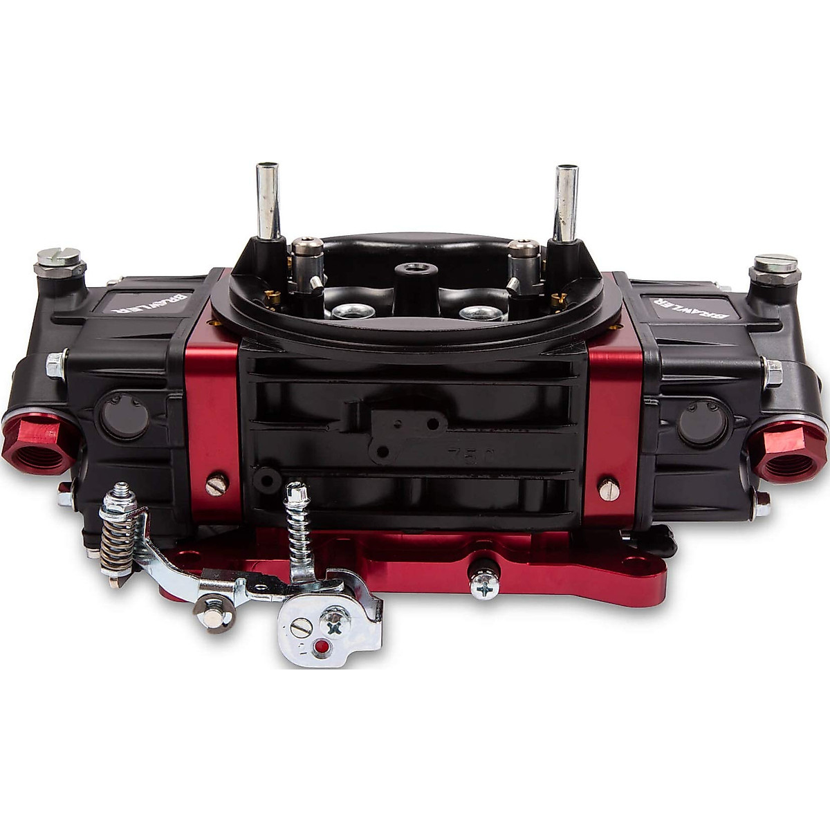 NEW HOLLEY QUICK FUEL 750 CFM BRAWLER RACE CARBURETOR,RED BILLET,BLACK, MECHANICAL SECONDARIES,COMPATIBLE WITH 4150 MODELS