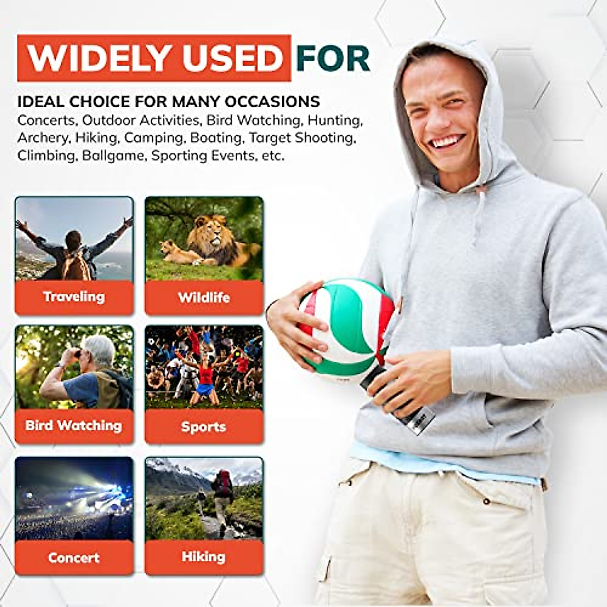 Roxant Monocular Telescope - High Definition Ultra Light Pocket Telescope - Includes Compact Monocular, Neck Strap & Cleaning Cloth, Monoculars for Adults, High Powered Handheld Telescope