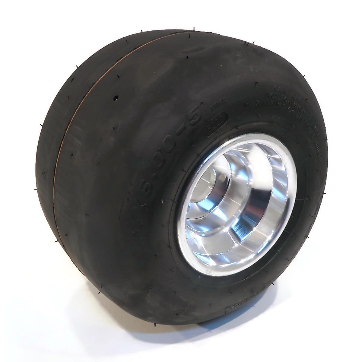 The ROP Shop | (Pack of 2) Tubeless Racing Slick Tire 11x6.00-5 with Aluminum Wheel for Go Kart