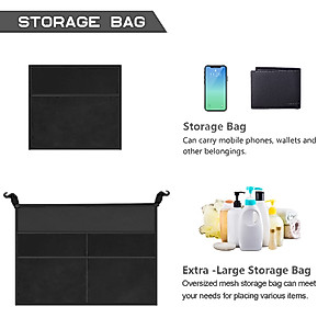 BRIAN & DANY Pop Up Shower Tent, Portable Changing Tent with Rain Shelter & Windows, Privacy Camping Tent for Hiking Beach, UPF 50+ & Waterproof, 47.2" x 47.2" x 74.8", Black