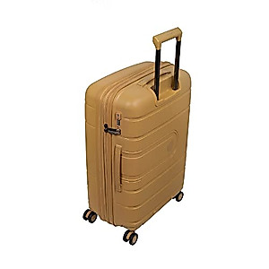 it luggage Eco Tough 26" Hardside Checked 8 Wheel Expandable Spinner, Honey Gold