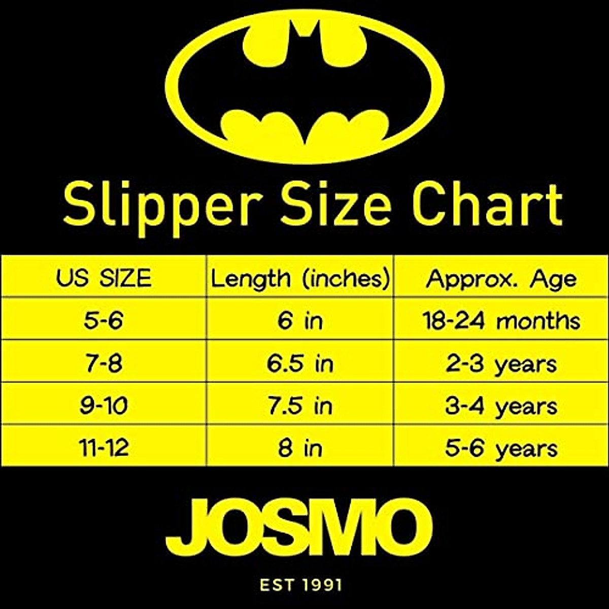 DC Comics Boy's Batman Plush Slippers (Black/Blue, Numeric_5)