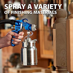 Earlex HV5500 HVLP Spray Station Paint Sprayer for Woodworking and Furniture Refinishing, 2-Stage Turbine, HVLP Spray Gun, Spray Gun, HVLP Turbine Sprayer