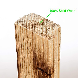 Rustic Wooden Poster Picture Frame 16x20 Inch - Natural Solid Eco Distressed Wood for Wall Mounting Photo Frame, Red