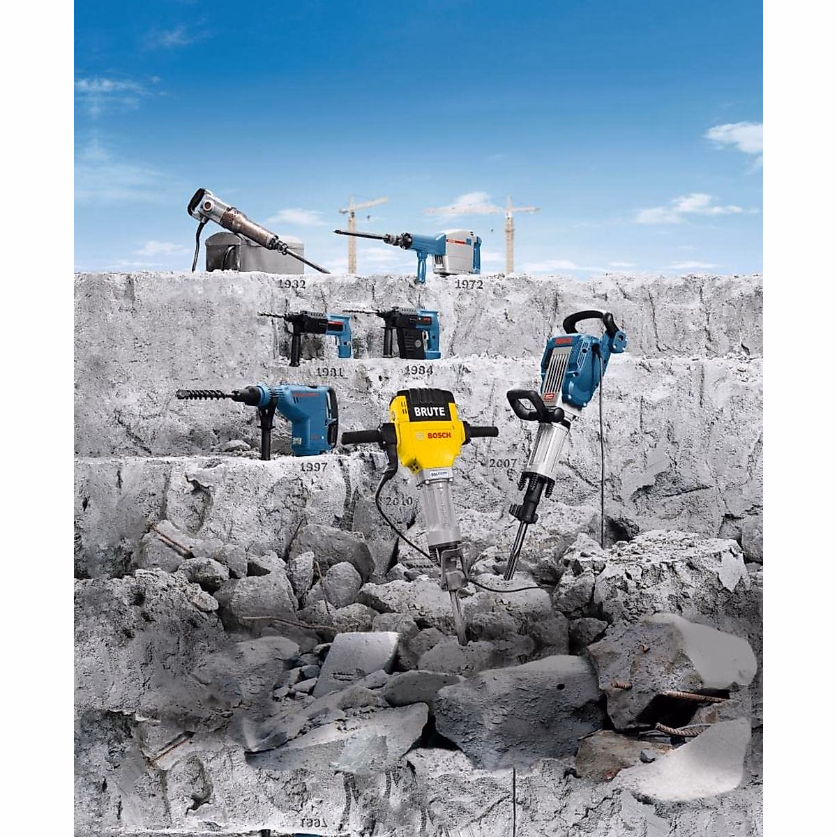 BOSCH HS2460 1-1/4 In. x 18 In. Moil Point Air Tool Steel