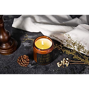 Lavender Scented Candles- Best Friend Birthday Gifts for Women-Coworker Leaving Gift-Funny Gifts-Friendship Gifts-Gifts for Friends Female, Mom, Sister-Valentine’s Christmas Day Gifts(7oz)