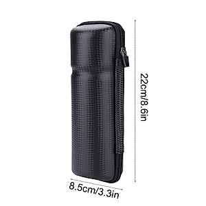 Bicycle Bottle Bag,Portable Bicycle Repair Kits Tools Bag Bike Kettle Rack Bottle Hard Shell Package Holder Case Cycling Accessories for Mountain Road Bike(Carbon Black)