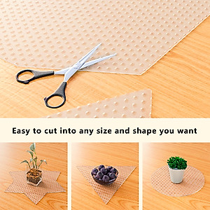 Shelf Liner, MAGORUI DIY Shelf Liners for Kitchen Drawer, Washable EVA Material Clear Cabinet Liner, Oil-Proof Water-Proof Drawer Liner for Cupboard, Refrigerator, Storage, Desk, 17.5'' x 118.1''