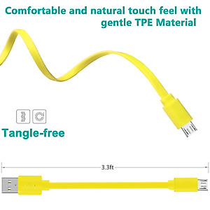 SCOVEE 2-Pack USB Charger for Logitech UE Boom Speaker,Micro USB Cable Power Charging Cord Replacement for Ultimate Ears Wonderboom/UE Boom 2/Megaboom/Miniboom/Mobileboombox Roll 2 Speaker 3ft
