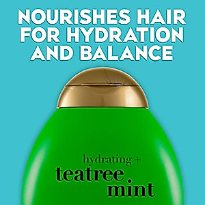 OGX Hydrating + Tea Tree Mint Shampoo & Conditioner, 25.4 Ounce (Set of 2)