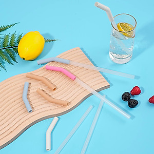 Greant 8 PCS Straw compatible with Stanley Adventure Quencher 40oz, 12 inch Straw compatible with Stanley 40oz Tumbler With Handle, Come With 4 PCS Straw Covers compatible with Stanley