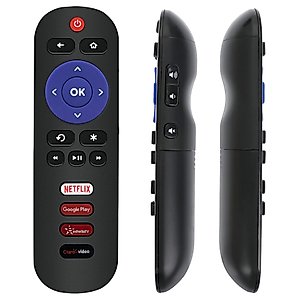 VINABTY Replaced Remote fit for TCL Roku TV 43S425 50S425 55S425 65S425 4 Series S4 S421 S423 S425 50S421 55S421 43S405 49S405 55S405 65S405 75S405 65R615 55R615 75R615 49S515 43S515 55S515