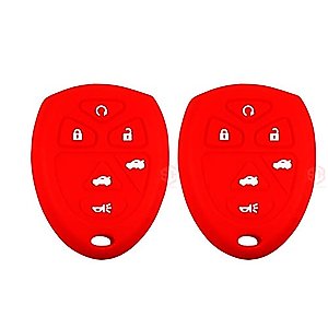 2x New Key Fob Remote Silicone Cover Fit For Select GM Vehicles.
