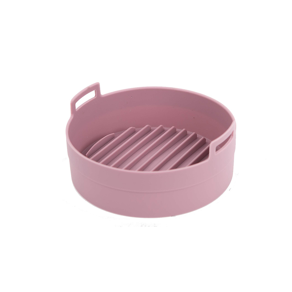 100% Platinum Silicone Pot for Air Fryer and Microwave (Pink, X-Large (Diameter 8.7 in))