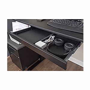 Stand Up Desk Store Add-On Office Sliding Under-Desk Drawer Storage Organizer for Standing Desks (Black)
