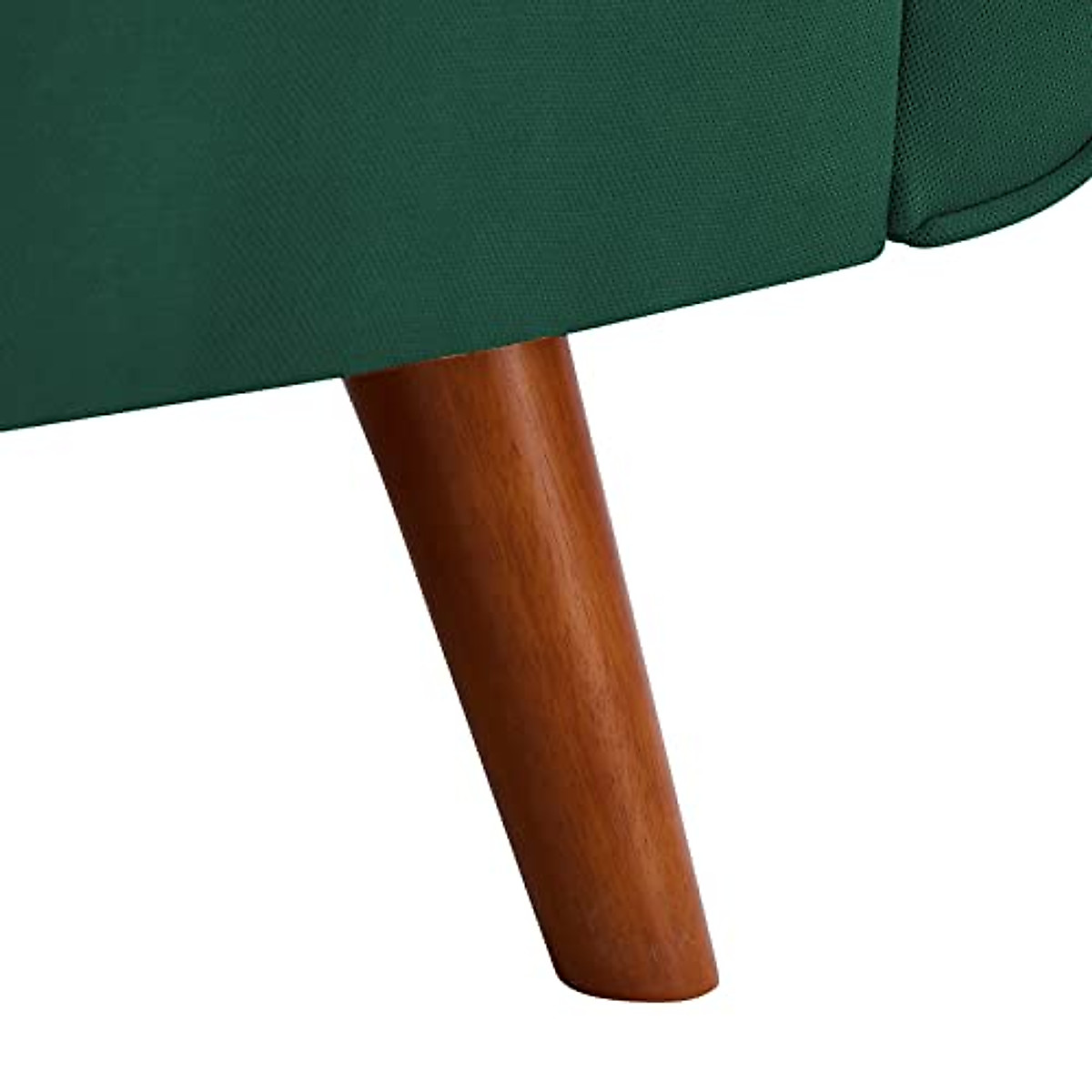 Betoko Convertible Futon Sofa Bed Sleeper Twin Size, Modern Reclining Linen Split Back Sofa Couch with Pillow Top Arm for Compact Living Room,Apartment (Green),(PTARMFUTON)