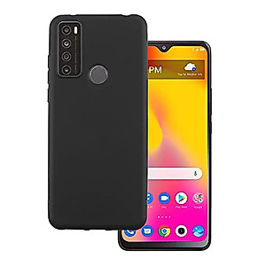 Tznzxm Case for TCL 30 XL, TCL 30 XL Phone Case, TCL 30 XL Case,T701DL Case, Flexible Soft TPU Scratch Resistant Non-Slip Shock Absorption Cover Rubber Slim Back Case for TCL 30 XL T701DL