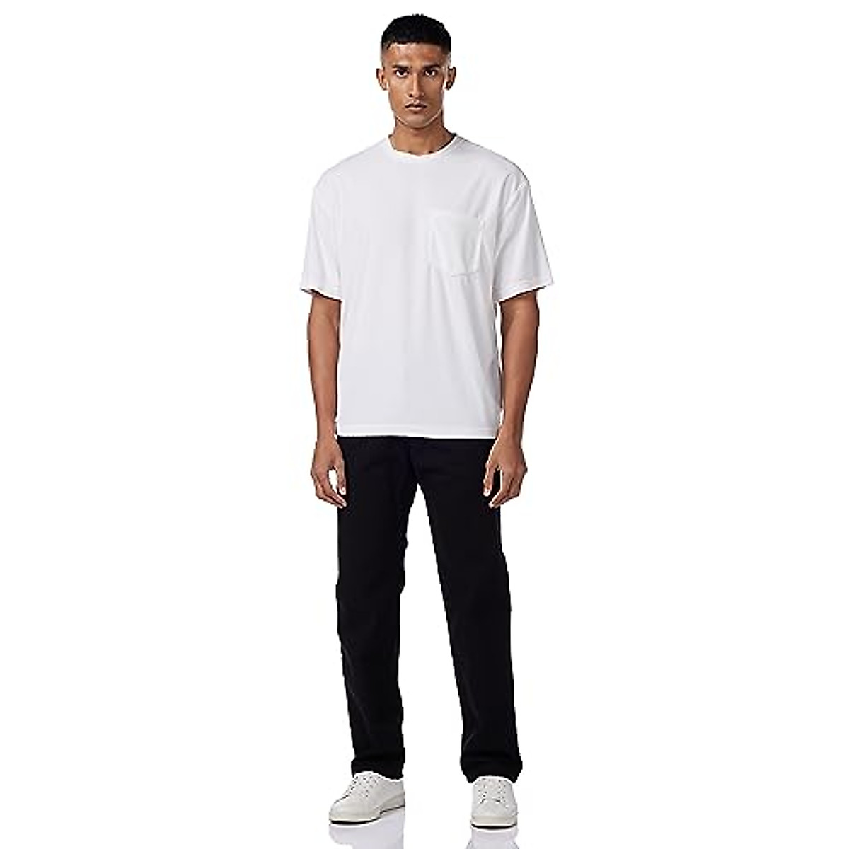 Lee Men's Relaxed Fit Straight Leg Jean, Double Black, 28W x 30L