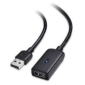 Cable Matters Active USB Extension Cable 32.8 ft / 10m (Active USB Extender Cable, USB Cable Male to Female) for Webcam, Oculus Sensor, HTC Vive Link Box, Xbox Kinect, PlayStation Camera and More