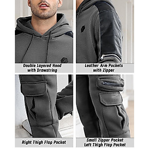 VoLIta Men's Tracksuit 2 Piece Hoodie Athletic Jogging Sweatsuits for Men Casual Sports Long Sleeve Pullover Suit Set