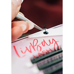 LivBay Lash Glue - Baby, Original Mini, Eyelash Adhesive, 4-6 Weeks Retention, 1 Second Dry Time, Professional Use Only, Black, 3ml