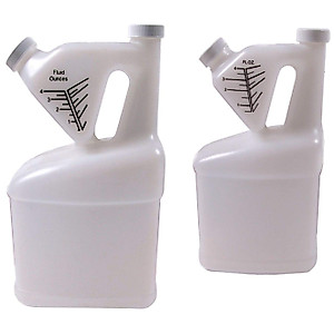 Tip N' Measure Containers 1/2 US Gallon and 1 Quart Combo (Bundle, 2 Items)