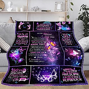 Zlomjro Niece Gifts from Auntie, Niece Gifts Blanket, Gifts for Niece from Aunt, Niece Birthday Gifts, Niece Gifts from Aunt, Graduation Gifts for Niece Throw Blanket 50"x60"