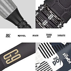 Target Darts Phil Taylor Power 9-Five Gen 9 20G 95% Tungsten Soft Tip Darts Set, Black and Silver (9FIVEGEN9SOFT)