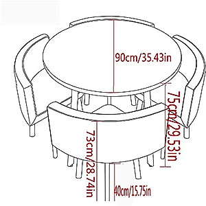 Office Reception Round Table- Conference Reception Room Coffee Table with Chair, Nordic Reception Desk and Chair Combination Hotel Tables and Chairs Simple Square 80cm Desktop Restaurant Tables and Ch