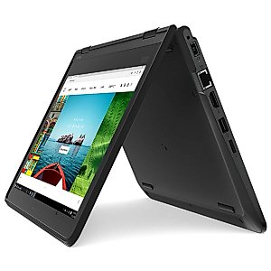 2019 Lenovo Thinkpad Yoga 11e 5th Gen 11.6 HD IPS Touchscreen 2-in-1 Business Laptop Intel Celeron Quad-Core N4100, 128GB SSD, 4GB DDR4, WiFi AC, Type-C, Webcam, Windows 10 Pro (Renewed)