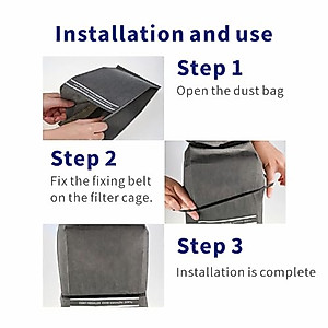 8 Pack 9-38737 Dust Cloth Filter Bags are compatible with most of Craftsman 2.5 gallon Shop Vac Filters Powerhead Bucket Vac,Part # 9-38737/CMXZVBE38737