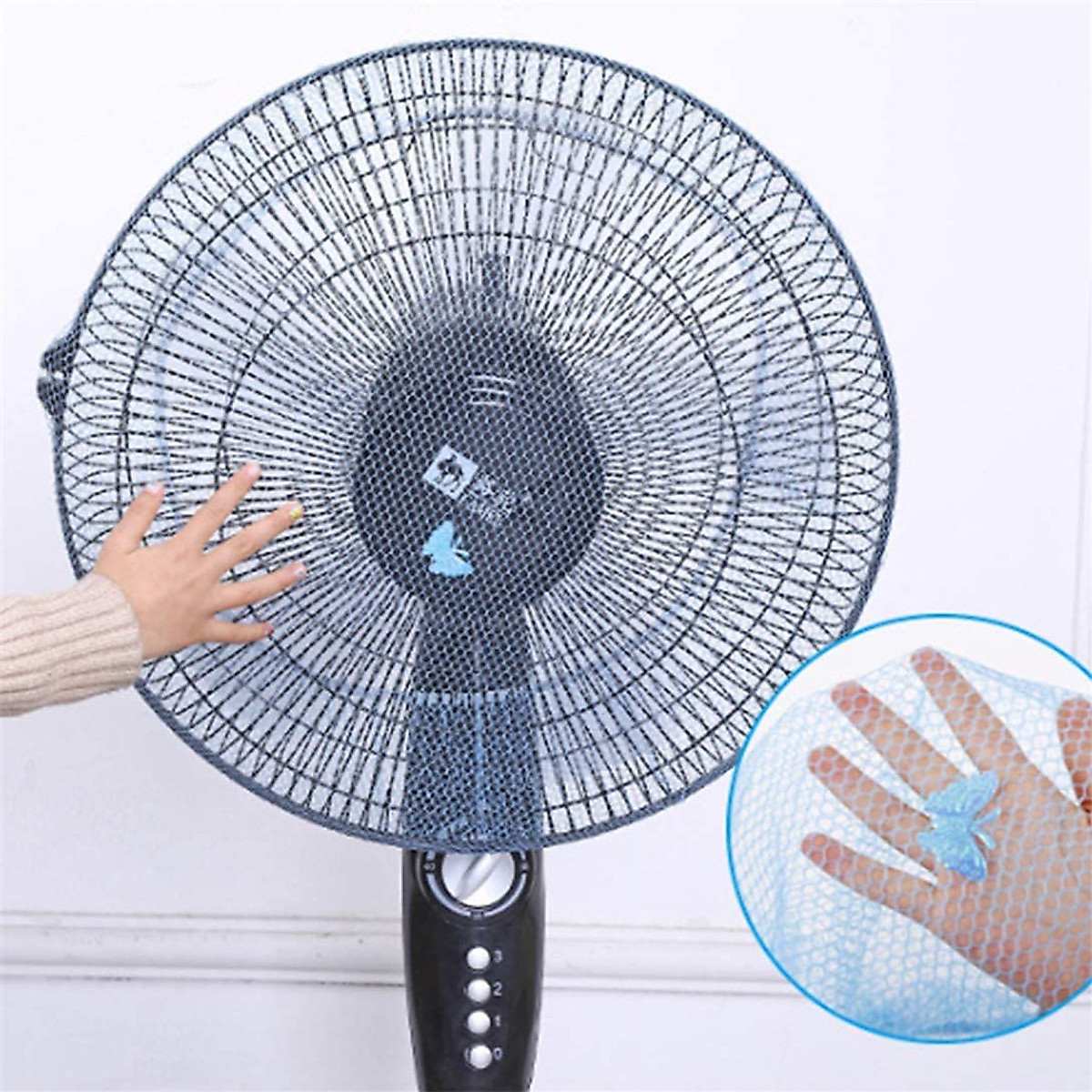 Round Electric Fan Fan Dust Cover Net Mesh For Pedestal Fan, Standing Floor Fan, Wall Fan, Oscillating Table FanUseful Design