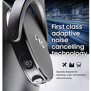 SAMSUNG AKG (A Samsung Brand) N700NC M2 Over-Ear Foldable Wireless Headphones, Active Noise Cancelling Headphones - Black (US Version), 2.6, Model:GP-N700HAHCIWA