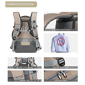 Evmyo 47L Carry on Backpack, Large Travel Backpack for Women Men Airline Approved, Expandable Suitcase Backpacks With Packing Cubes, Carry on Luggage Waterproof Backpack