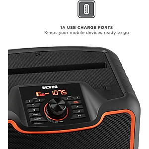 Ion Sport XL - High-Power All-Weather Rechargeable Bluetooth and NFC Enabled Speaker - MK3 (Renewed)
