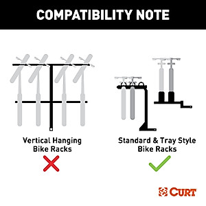 CURT 12228 Class 2 Trailer Hitch, 1-1/4-Inch Receiver, Concealed Body, Compatible with Select Pontiac Vibe, Toyota Matrix