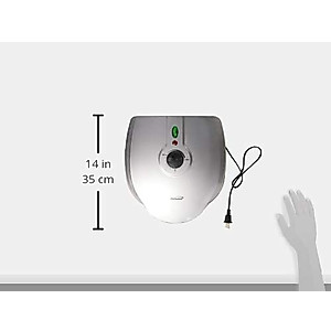 Brentwood AR-136 6 Piece Non-Stick Arepa Maker Silver, 1"